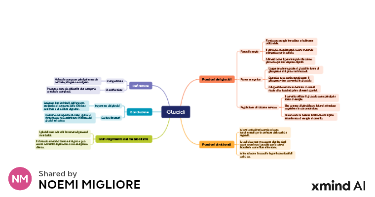 I Glucidi | Xmind AI